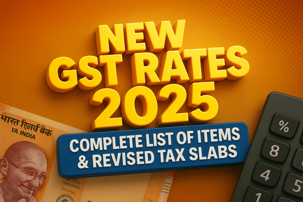 New GST Rates 2025: Complete List Of Items & Revised Tax Slabs » Army Study