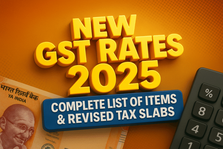 New GST Rates 2025: Complete List Of Items & Revised Tax Slabs » Army Study
