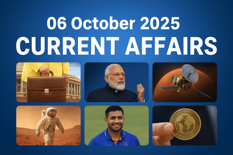 06 October 2025 Current Affairs » Army Study