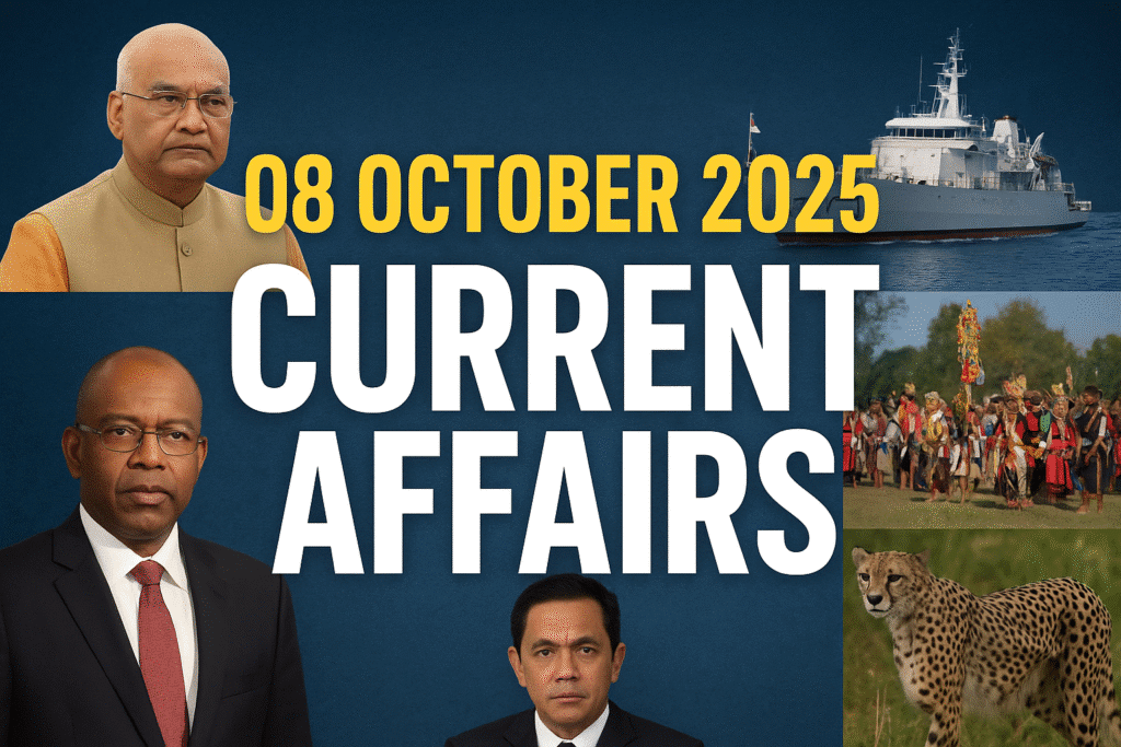 08 October 2025 Current Affairs » Army Study