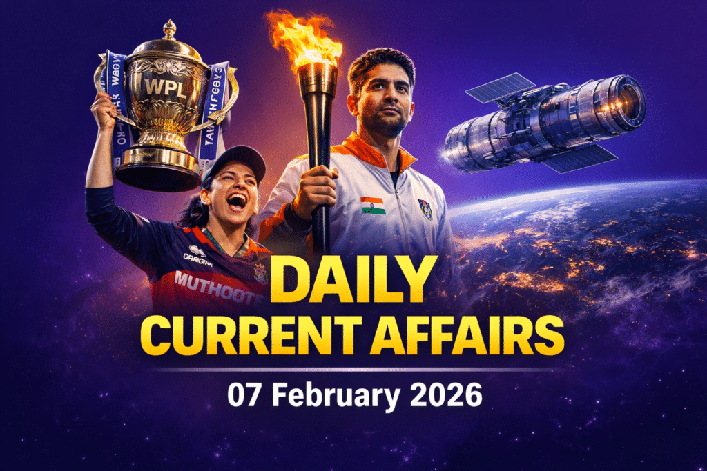 7 February 2026 Current Affairs In Hindi – MCQ | Army, SSC, Defence ...