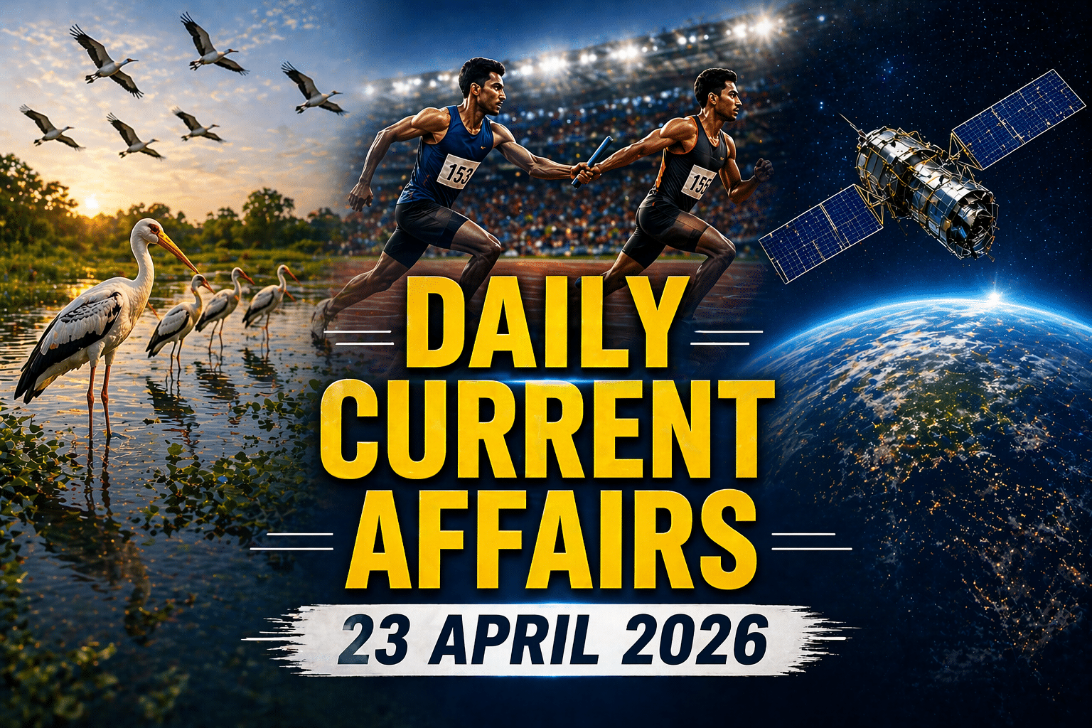 23 April 2026 Current Affairs In Hindi – MCQ | Army, SSC, Defence Exams ...
